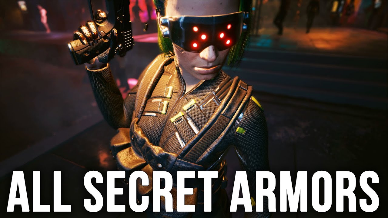 63 Secret Legendary Armors, Clothing & Skill Point - Cyberpunk 2077 ...