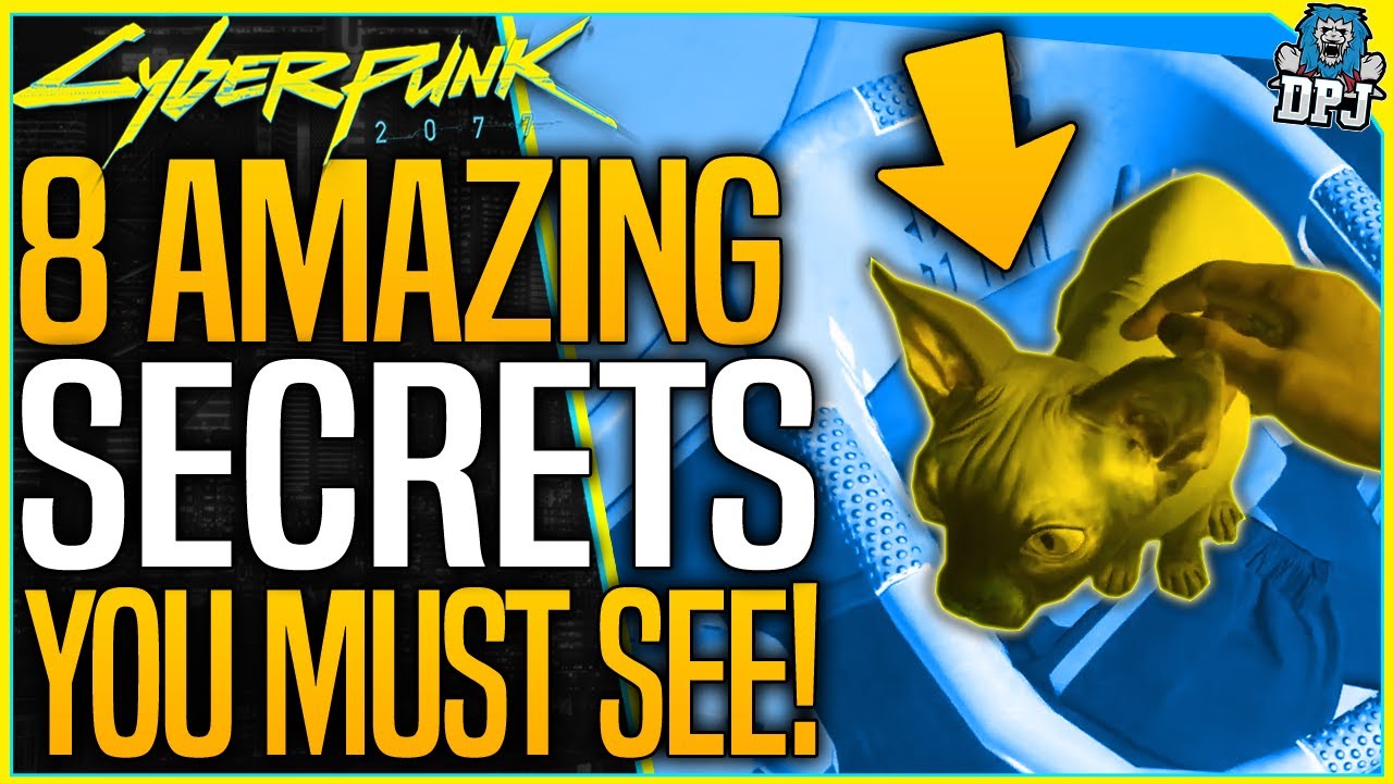 8 AMAZING SECRETS YOU NEED TO SEE IN CYBERPUNK 2077 - Cyberpunk 2077 videos
