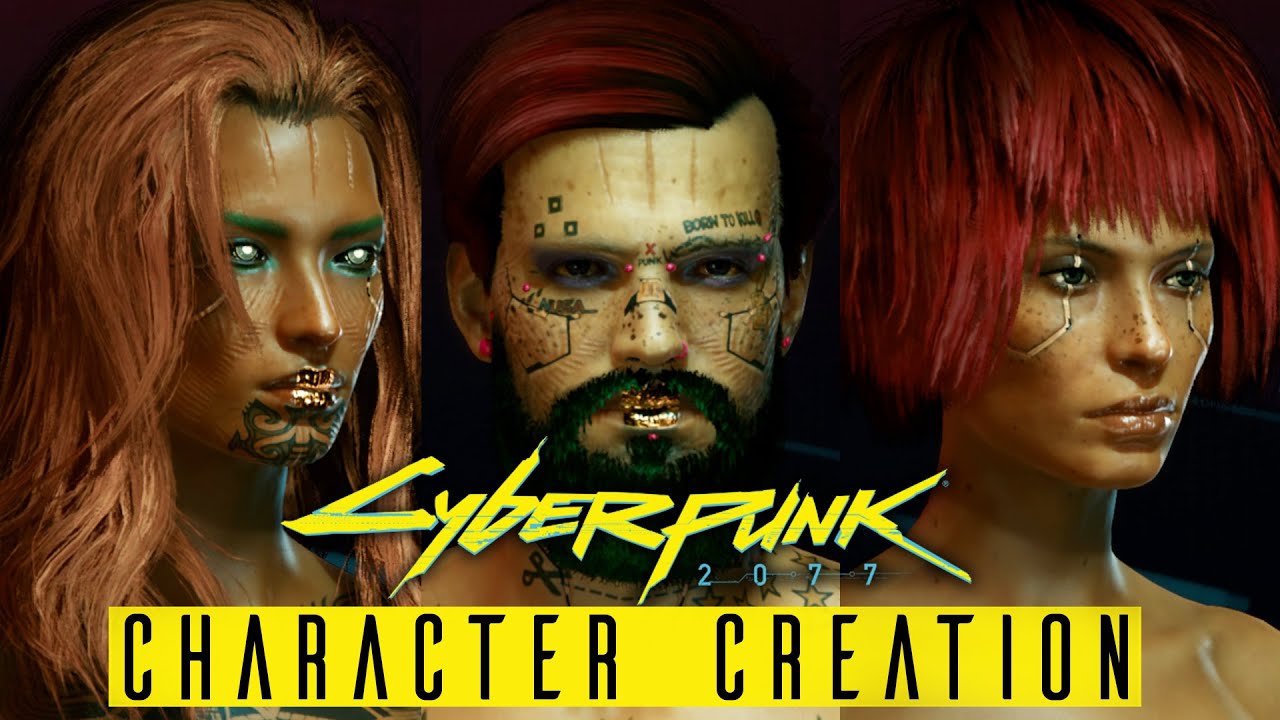 CYBERPUNK 2077 - FULL CHARACTER CREATION OPTIONS (Full Customization ...