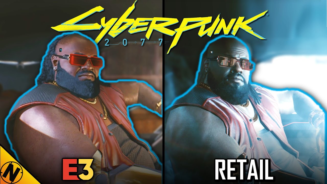 Cyberpunk 2077 Reveal (2018) vs Retail (2020) | Direct Comparison ...