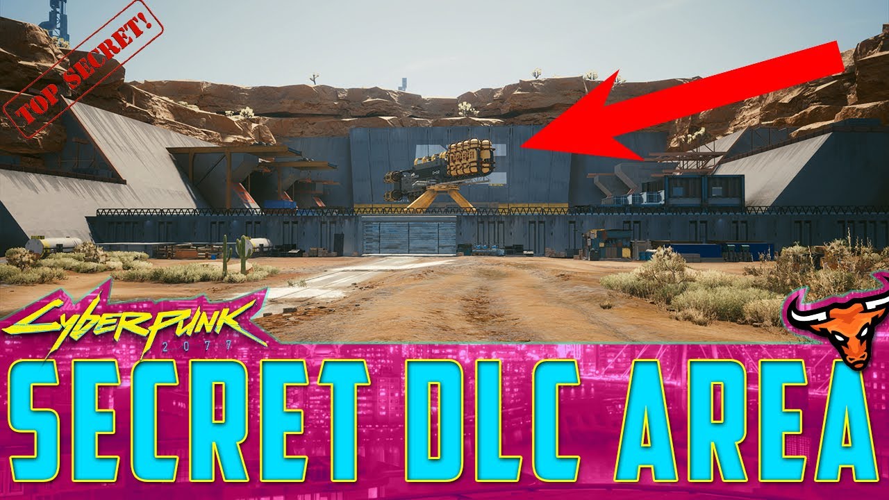 Cyberpunk 2077 - Secret DLC Hidden Area Huge Rail Gun And Bunker With ...
