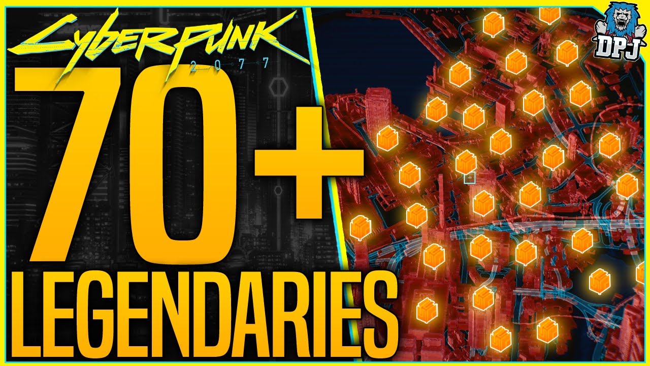70+ LEGENDARY LOOT LOCATIONS In Cyberpunk 2077 - Weapons, Armor ...