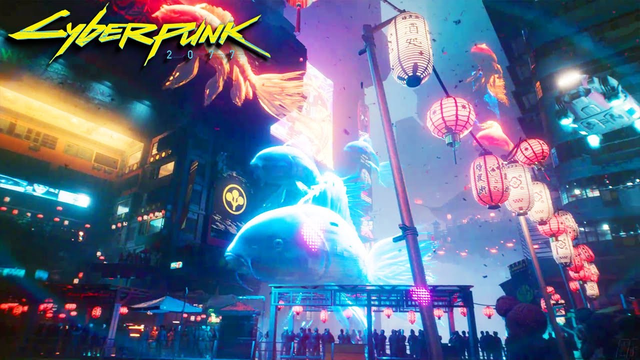 CYBERPUNK 2077 - Beautiful Arasaka Ceremony in Night City - Cyberpunk ...