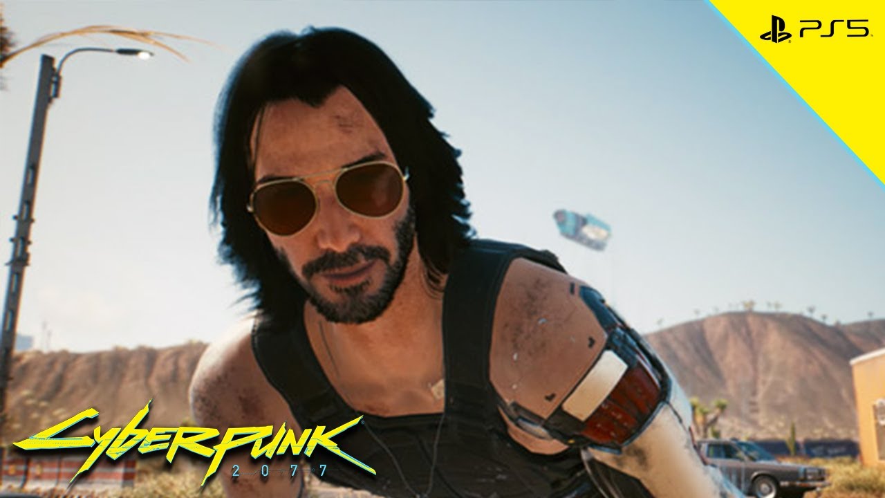 CYBERPUNK 2077 PS5 - Playing As Johnny Silverhand (Keanu Reeves ...