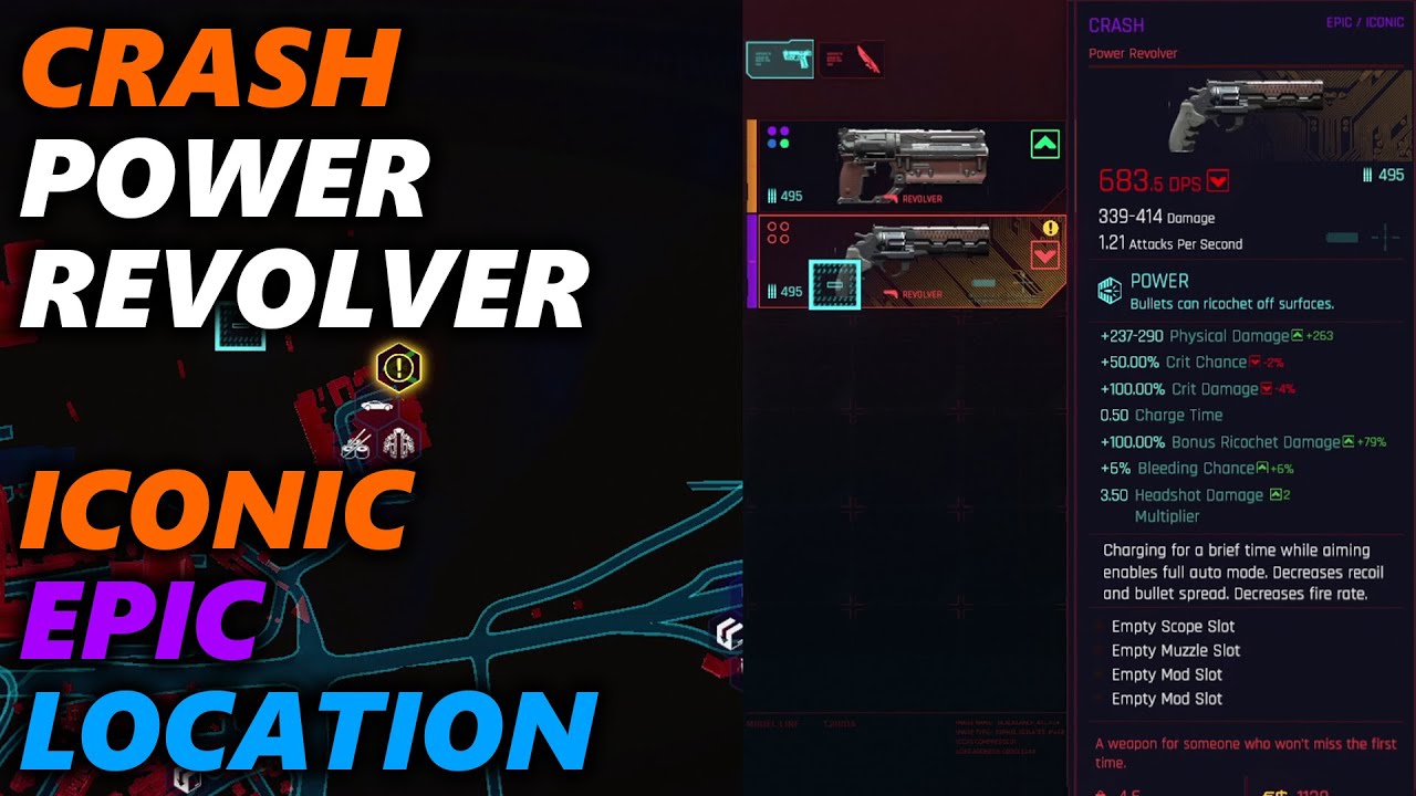 Crash - Iconic Epic Power Revolver Location in Cyberpunk 2077 ...