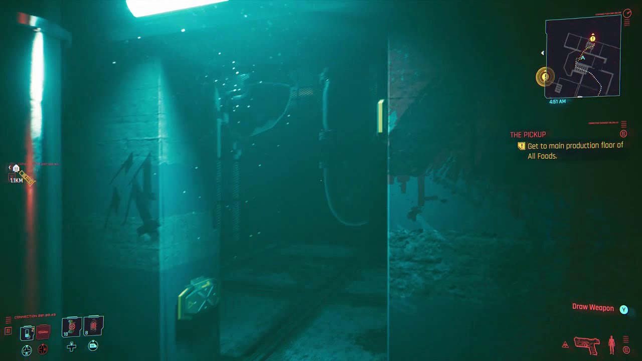 Cyberpunk 2077 Get to Main Production Plant of All Foods Door ...