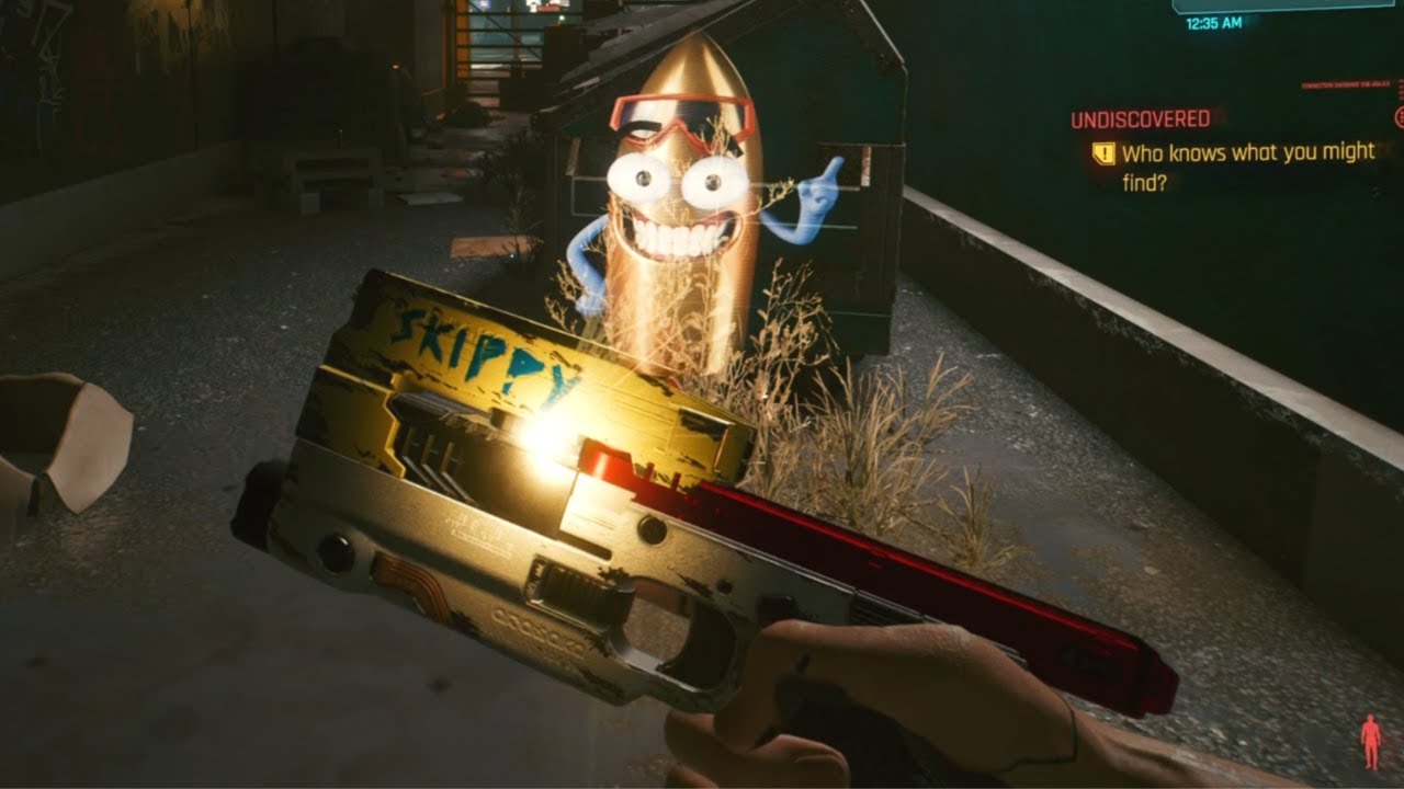 Cyberpunk 2077 - How to find Skippy the Talking Gun - Skippy Location ...