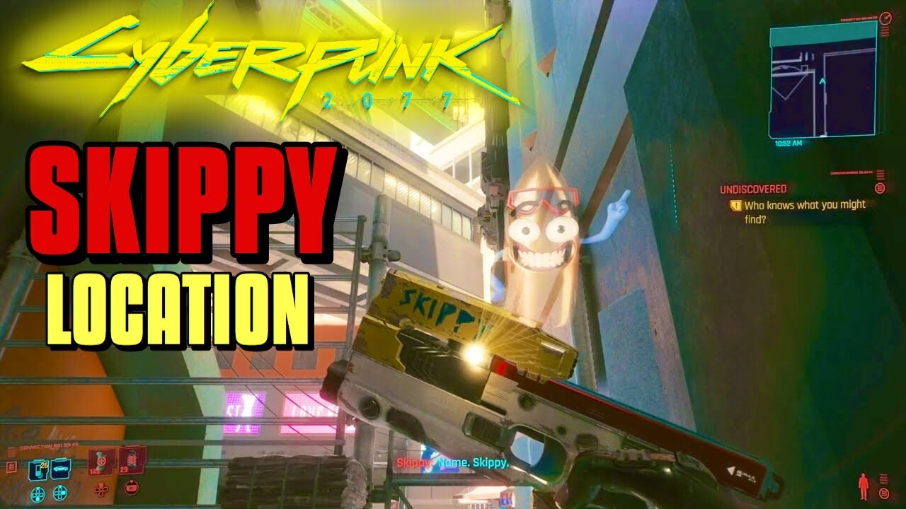 Cyberpunk 2077 How To Get Skippy Talking Gun Cyberpunk 2077 Videos
