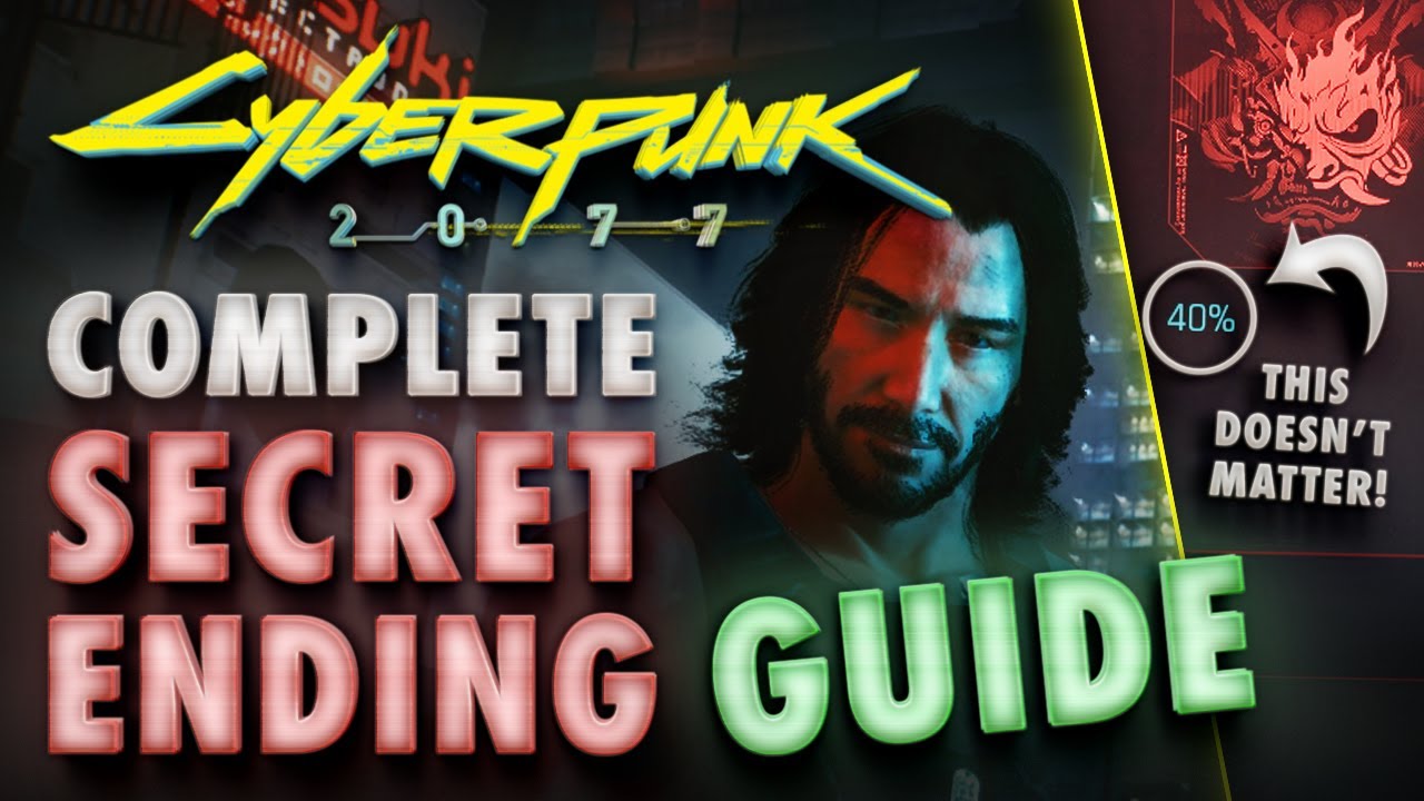 Cyberpunk 2077 SECRET ENDING: How To Get It & Why (Spoilers In 2nd Half ...