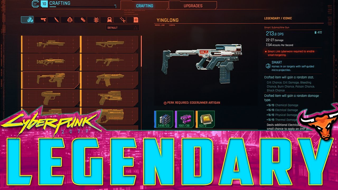 Cyberpunk 2077 - Yinglong Legendary Blueprint Location guide ...