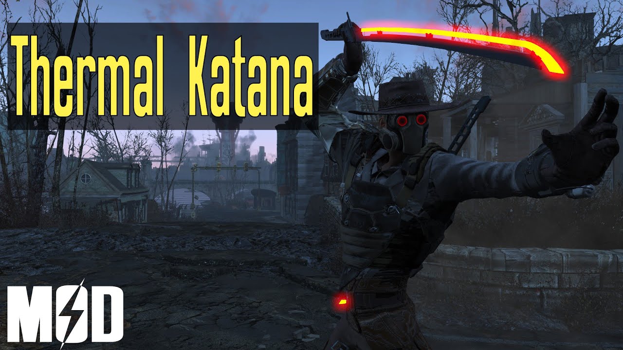 Fallout 4 - Cyberpunk 2077 Thermal Katana | Mod Showcase - Cyberpunk ...