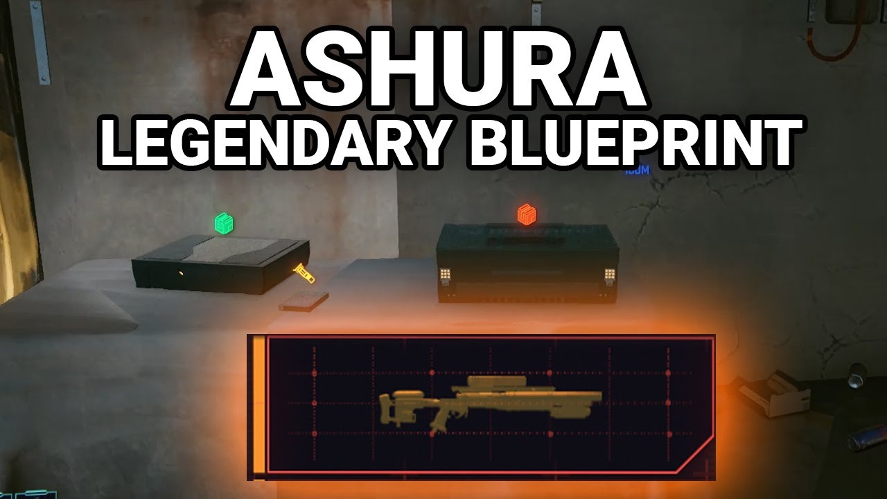 How to find Legendary "ASHURA" Sniper Rifle Crafting Recipe in ...