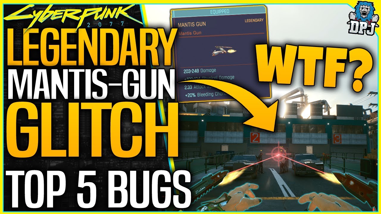 THESE LEGENDARY MANTIS BLADES FIRE BULLETS - Top 5 Funny Cyberpunk 2077 ...