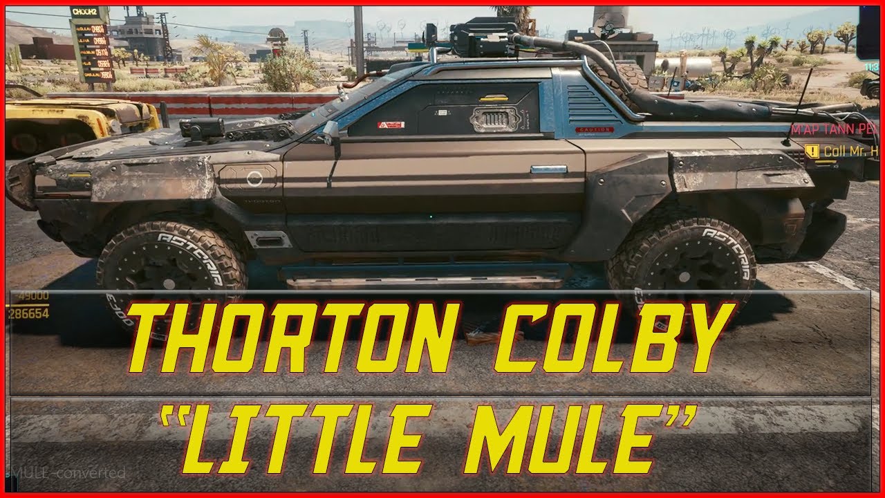 THORTON COLBY "LITTLE MULE" - Cyberpunk 2077 - Cyberpunk 2077 videos