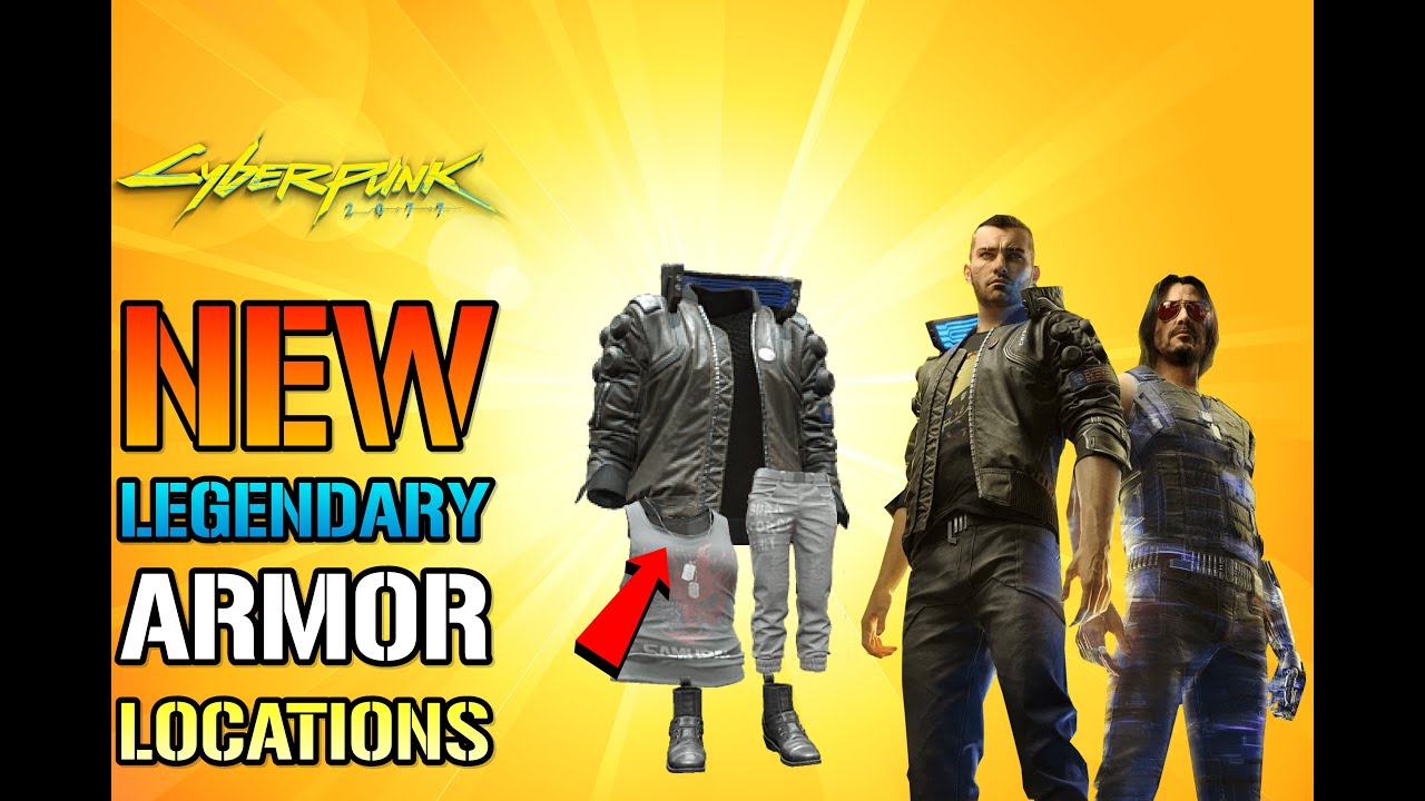 Cyberpunk 2077: Amazing New Legendary Armor! Jackets, Shoes & More ...