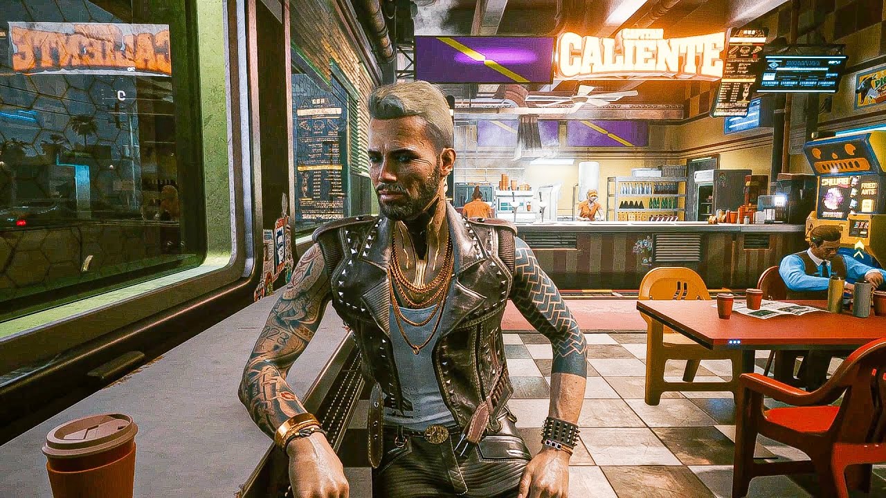 Cyberpunk 2077 Coffee with Kerry at Captain Caliente - Cyberpunk 2077 ...