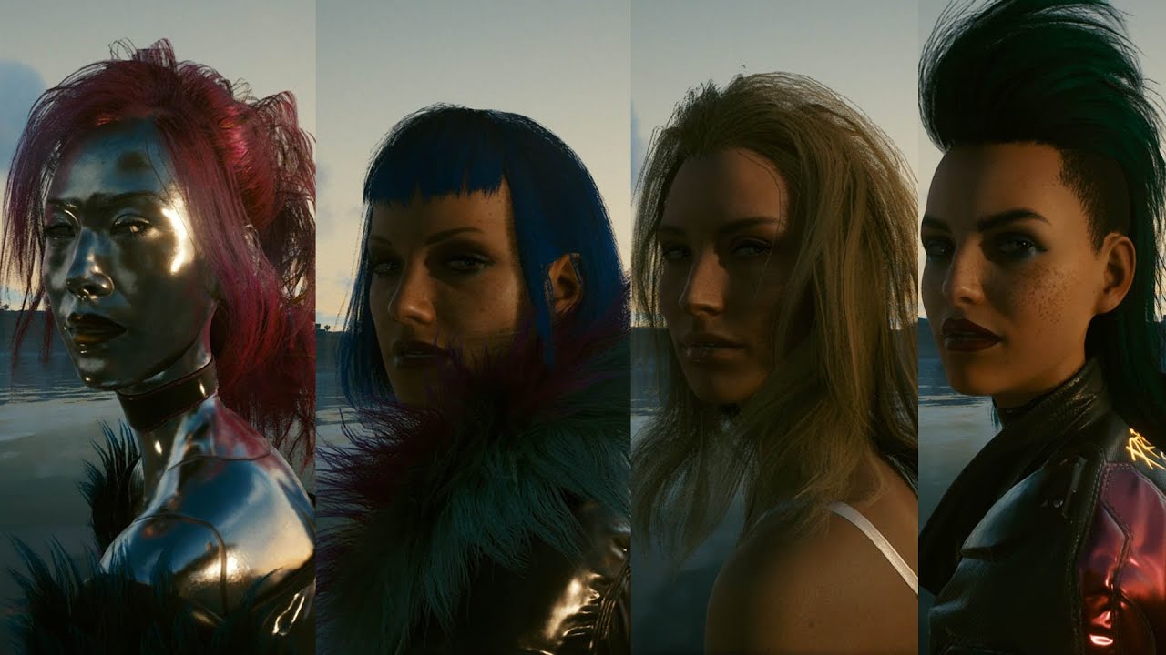 Cyberpunk 2077 Lizzy Wizzy, Evelyn Parker, Alt, Young Rogue, Ozob ...