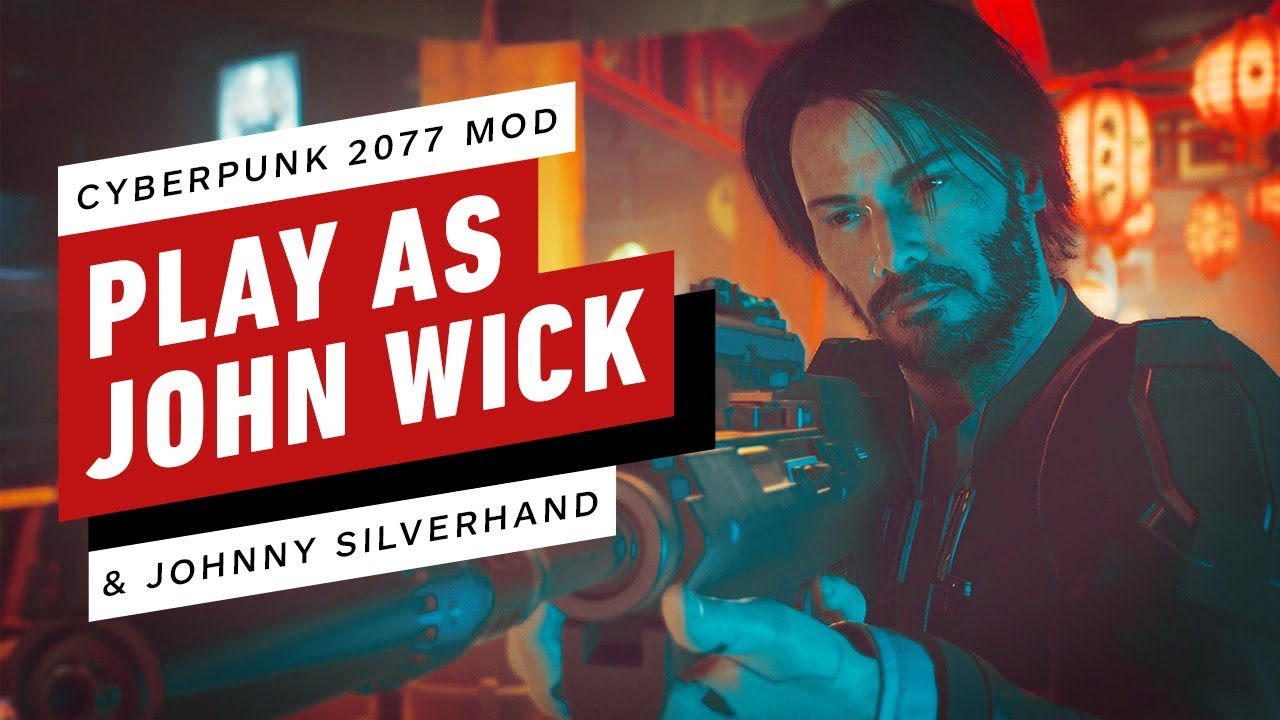 Cyberpunk 2077 Mod: Play as John Wick and Johnny Silverhand - Cyberpunk ...