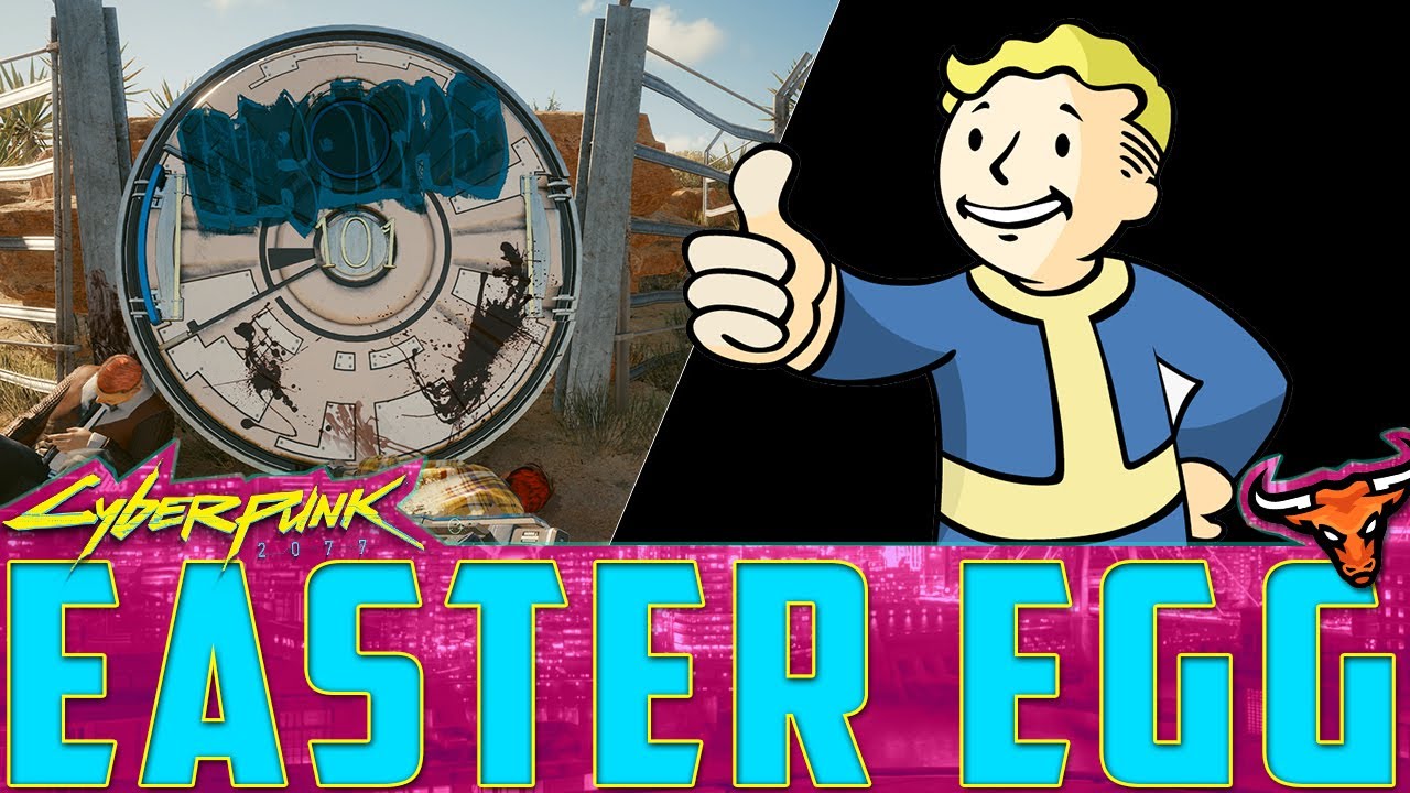 Cyberpunk 2077 - Fallout Vault 101 Easter Egg - Cyberpunk 2077 videos