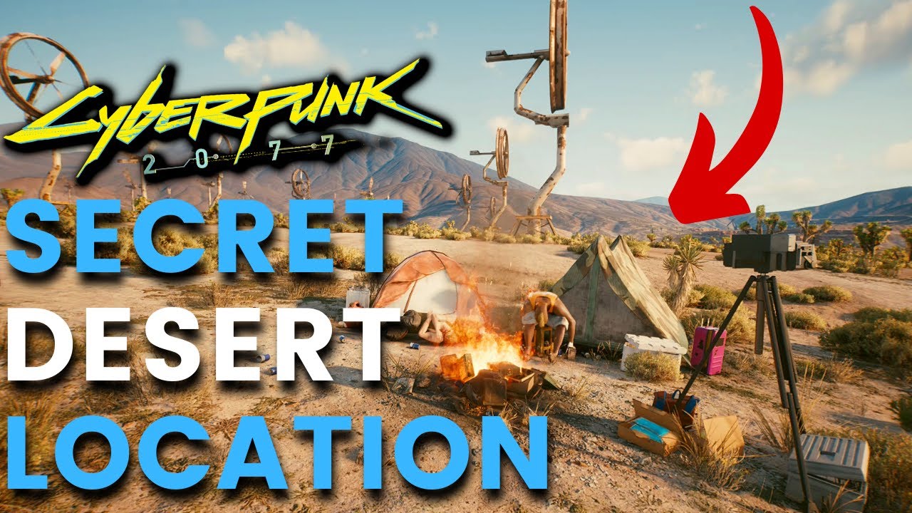 Cyberpunk 2077 - Secret Desert Location With Hidden Story! (Secret ...