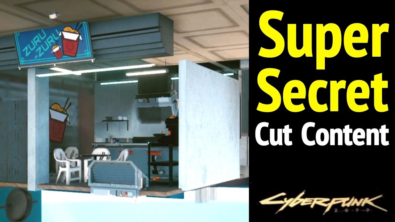 Noodle Shop (Cut Content) in Cyberpunk 2077: ZURU-ZURU Ramen ...