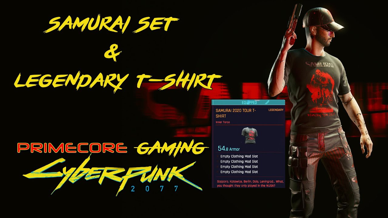 CYBERPUNK 2077: HOW TO GET SAMURAI SET & LEGENDARY ARMOR (THE BALLAD OF ...