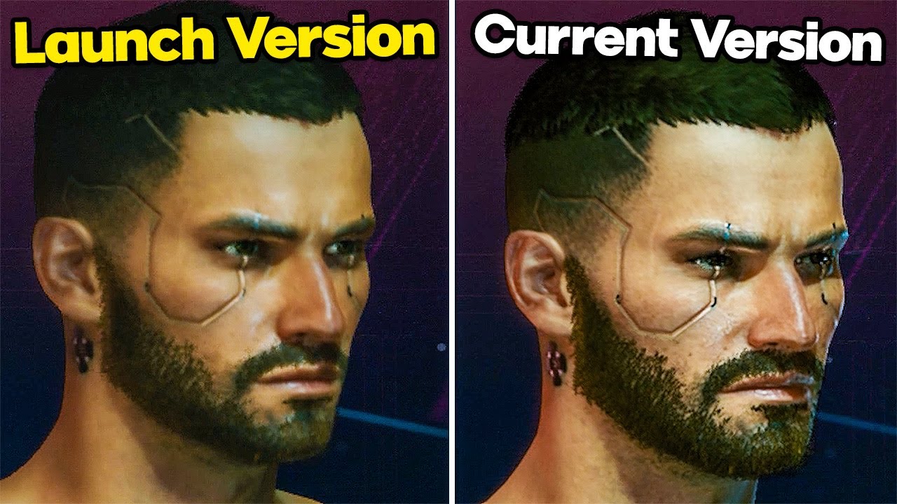 CYBERPUNK 2077 PS4 1.00 vs 1.20 Launch Version vs Current Patch ...