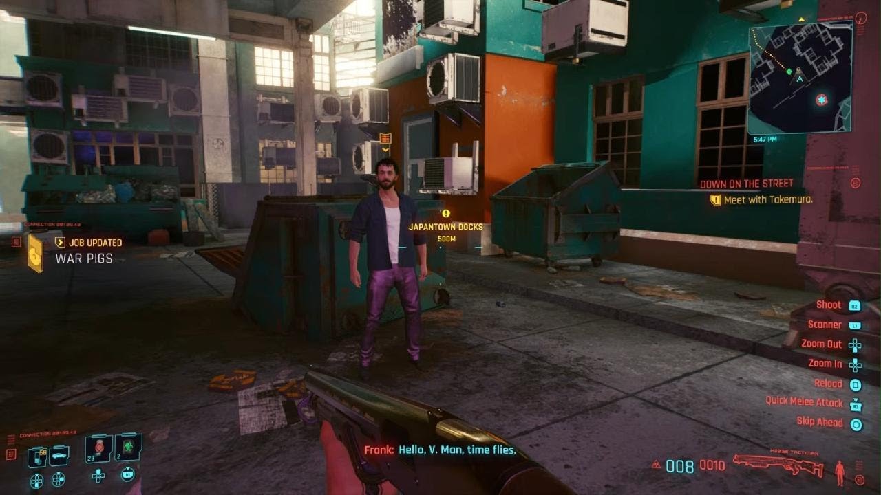 Cyberpunk 2077 What happens when you kill Frank as he is talking ...