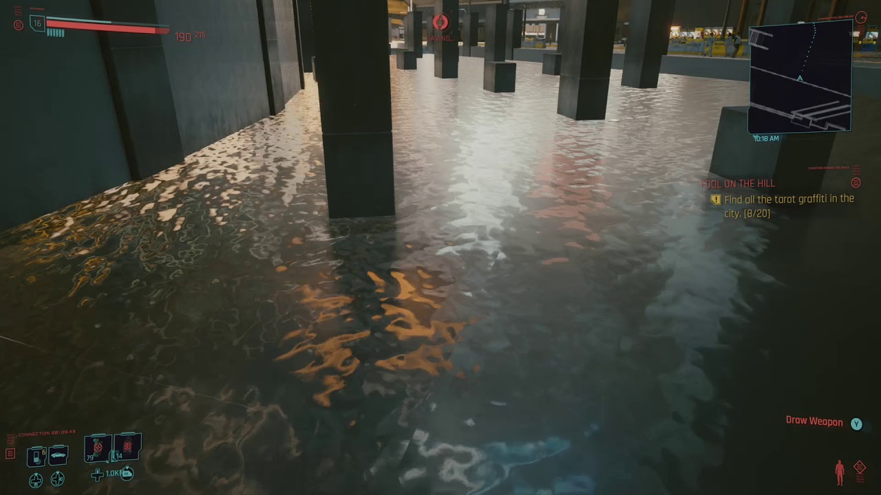 The water in Cyberpunk 2077 is so realistic - Cyberpunk 2077 videos