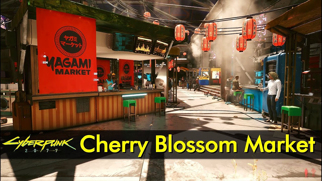 Cherry Blossom Market | Cyberpunk 2077 - Cyberpunk 2077 videos