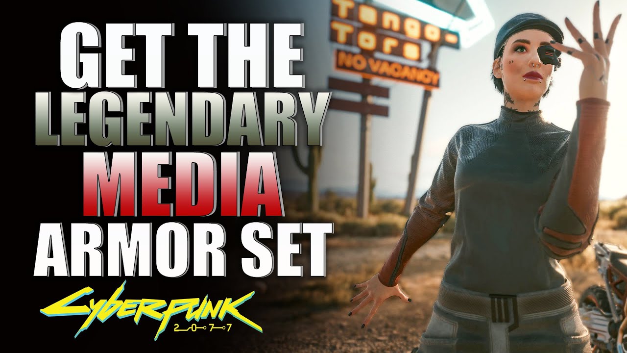 Cyberpunk 2077 How To Get Media Armor Set (Legendary Clothes ...