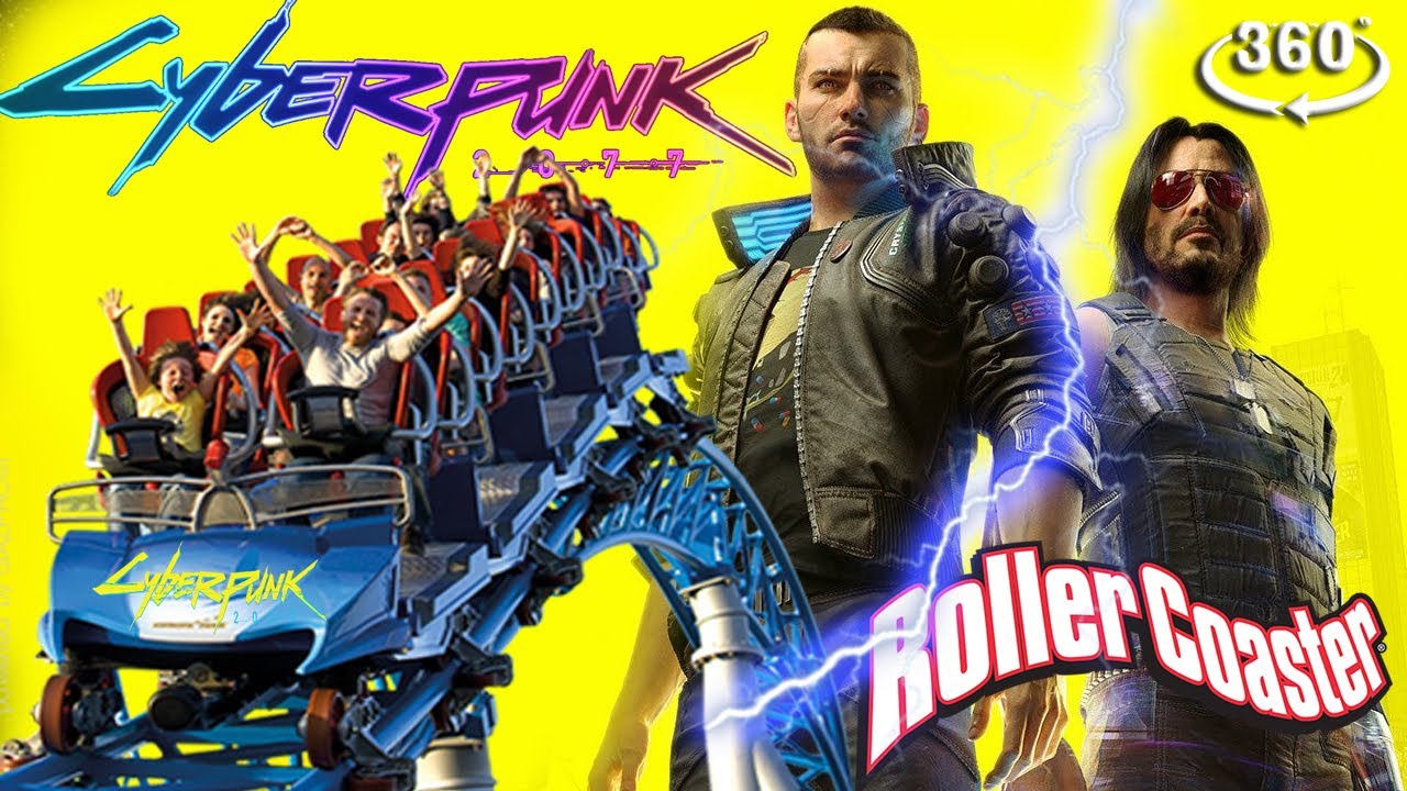 Cyberpunk 2077 Rollercoaster 360 video - Cyberpunk 2077 videos