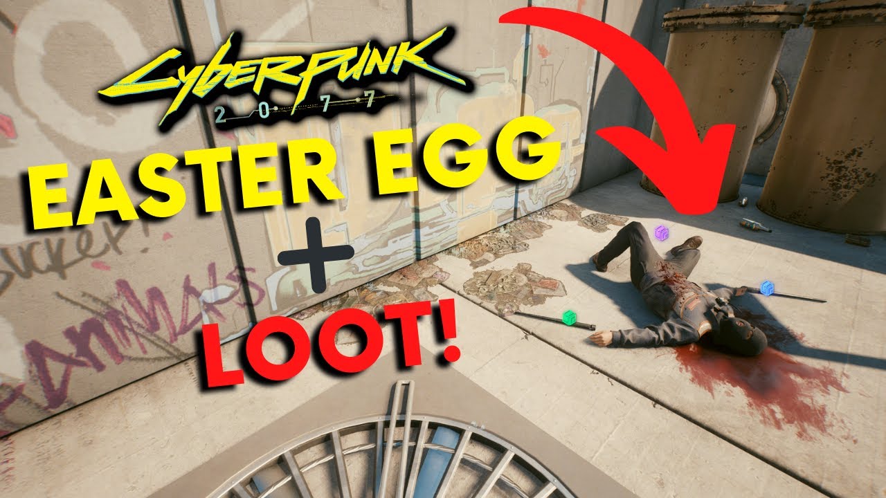 Cyberpunk 2077 Secret Location With Loot Kick Ass Easter Egg