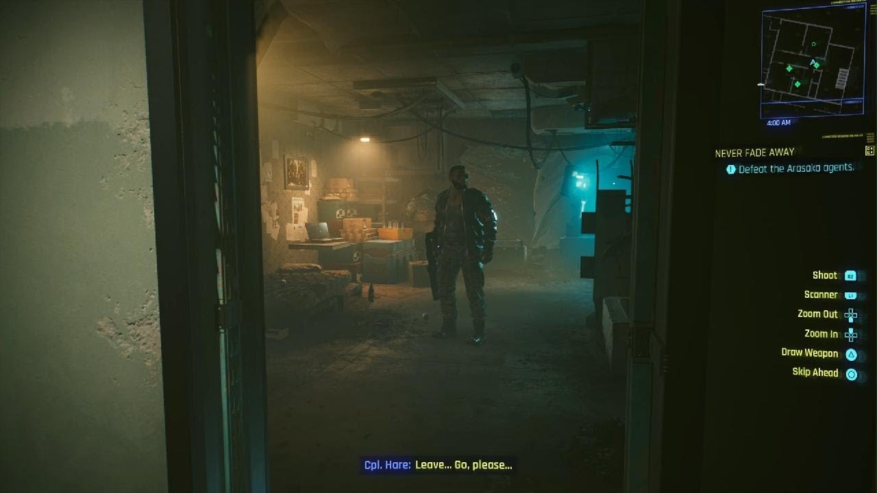 Cyberpunk 2077 What happens when you tell Hare not to go after Holt ...