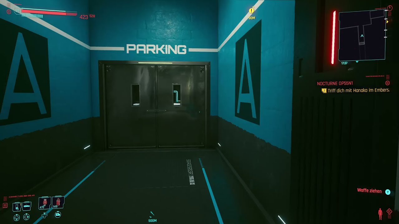 Weird garage in Cyberpunk 2077 - Cyberpunk 2077 videos
