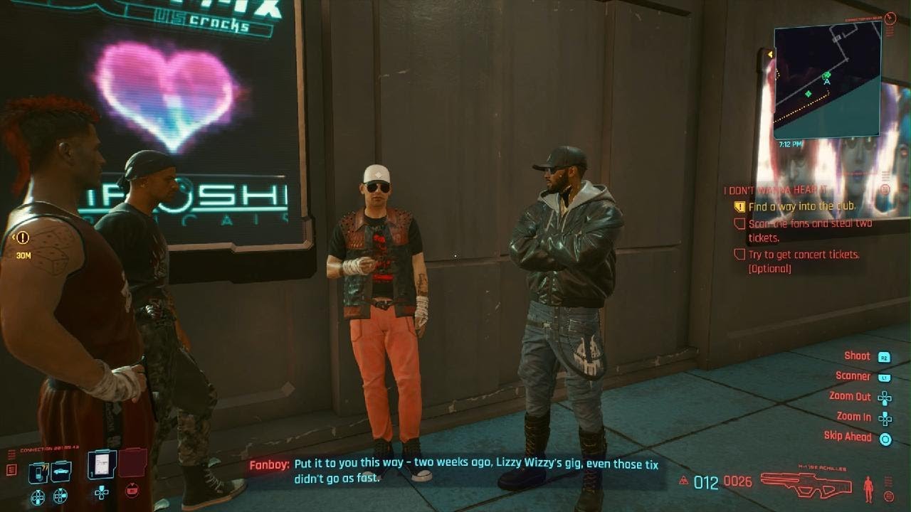 Cyberpunk 2077 Apparently the crowd was late to blue moon show patch 1. ...