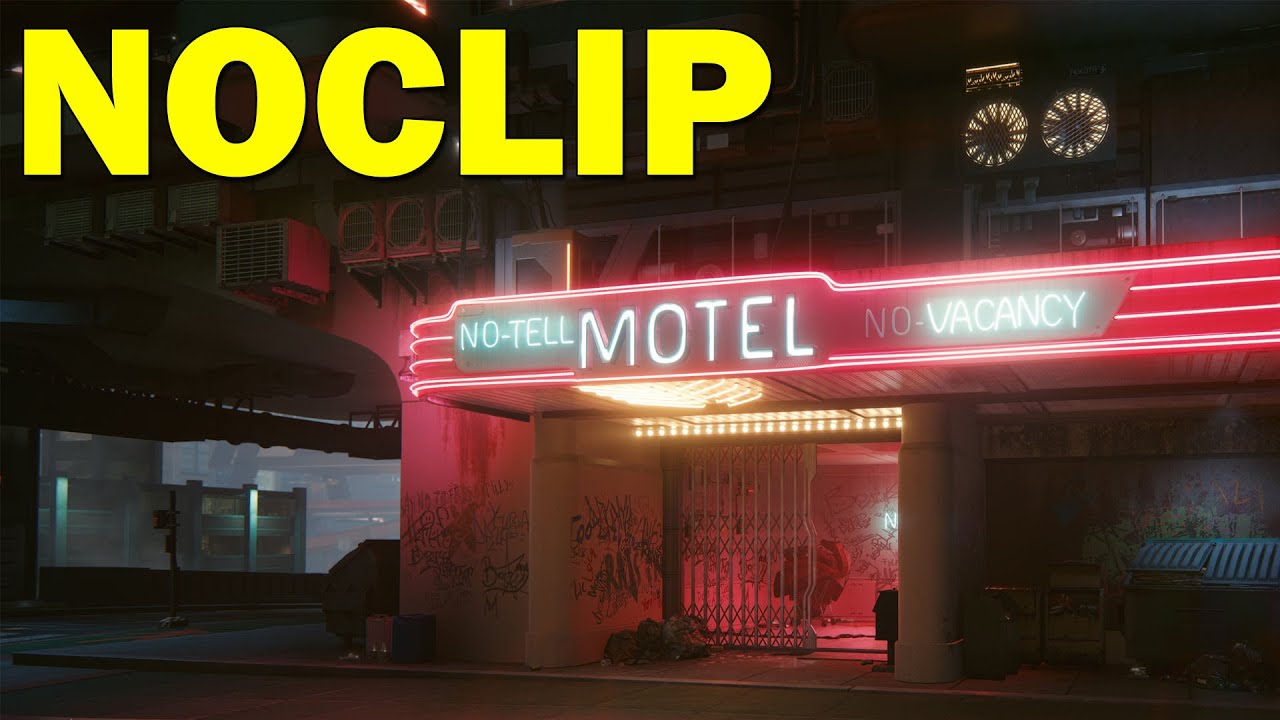 Cyberpunk 2077 | Exploring No-Tell Motel's Out Of Bounds Areas ...