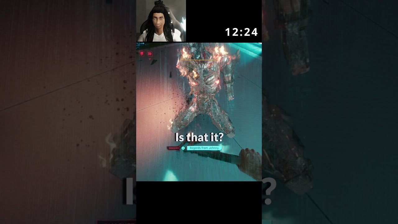 Cyberpunk 2077 Final Boss Fight is 12 Seconds Long. #shorts - Cyberpunk ...