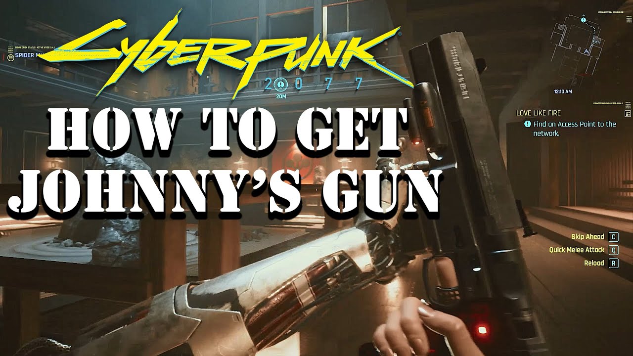 Cyberpunk 2077 - How to Get Johnny's Gun (Malorian Arms 3516 Legendary ...