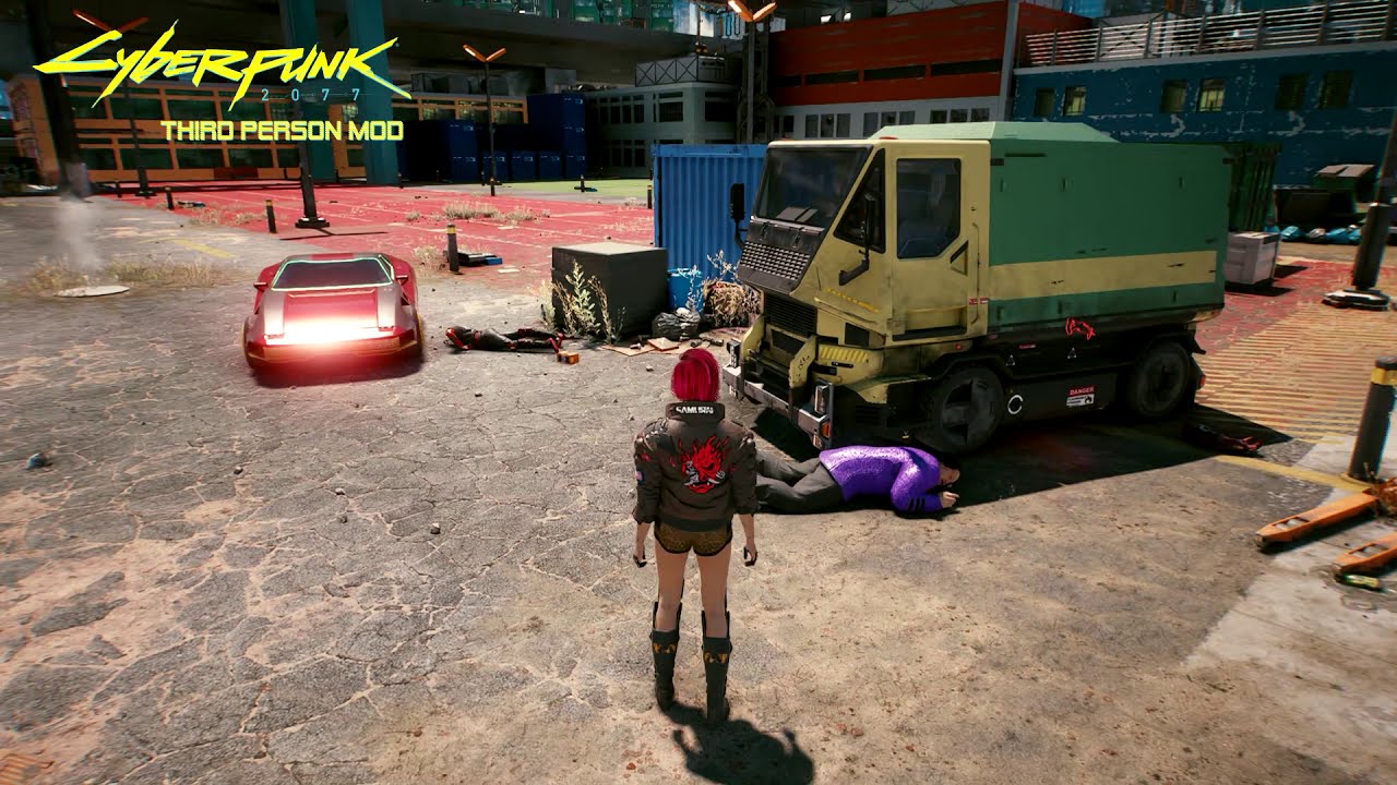 Cyberpunk 2077 Third Person Mod - Weapon Override - Cyberpunk 2077 videos