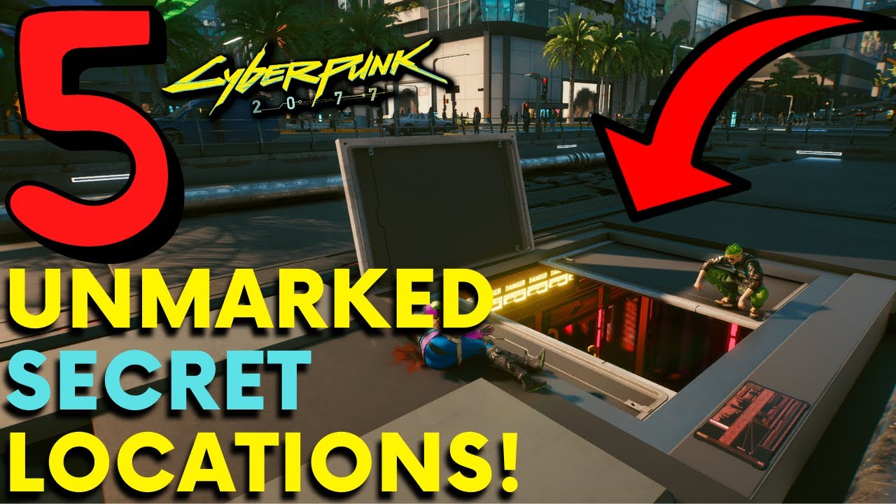 Cyberpunk 2077 - Unmarked Secret Locations with Loot!! (Cyberpunk 2077 ...
