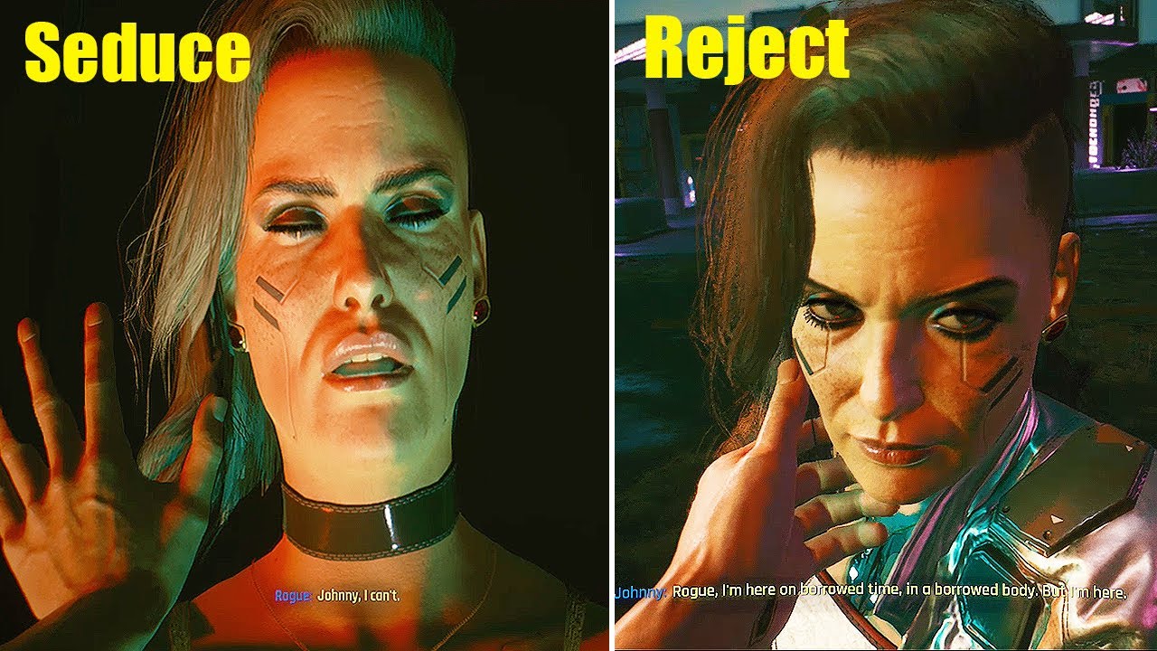 Seduce Rogue VS Reject Rogue - Cyberpunk 2077 - Cyberpunk 2077 videos