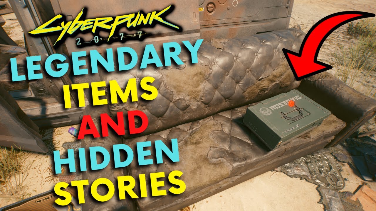 Cyberpunk 2077 - 2 SECRET Legendary LOOT Locations!! | Quickhack ...
