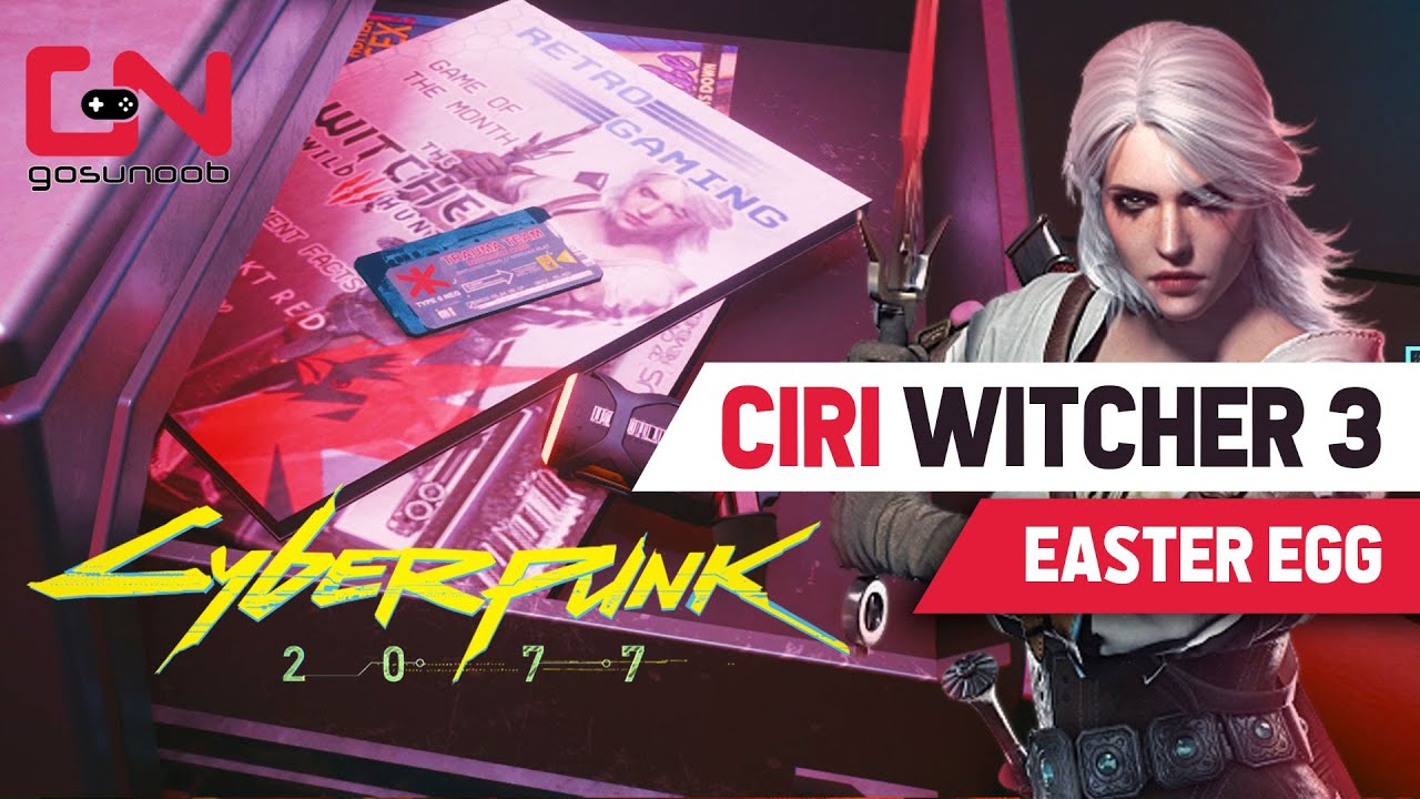 Cyberpunk 2077 Ciri Witcher 3 Easter Egg - Cyberpunk 2077 videos