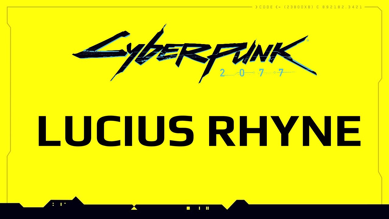 Cyberpunk 2077 Lucius Rhyne Dead - Night City Mayor - WNS News - Arif ...
