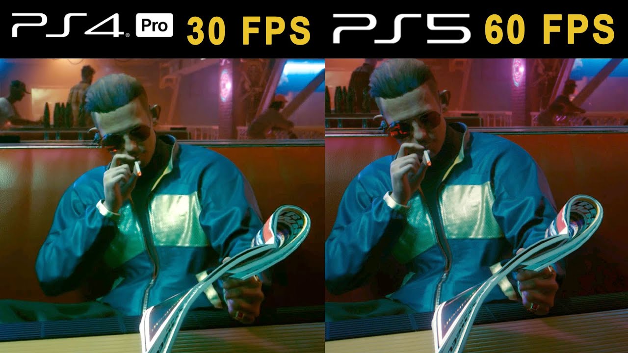 Cyberpunk 2077 PS4 Pro X vs PS5 Graphics Comparison / FPS Frames ...
