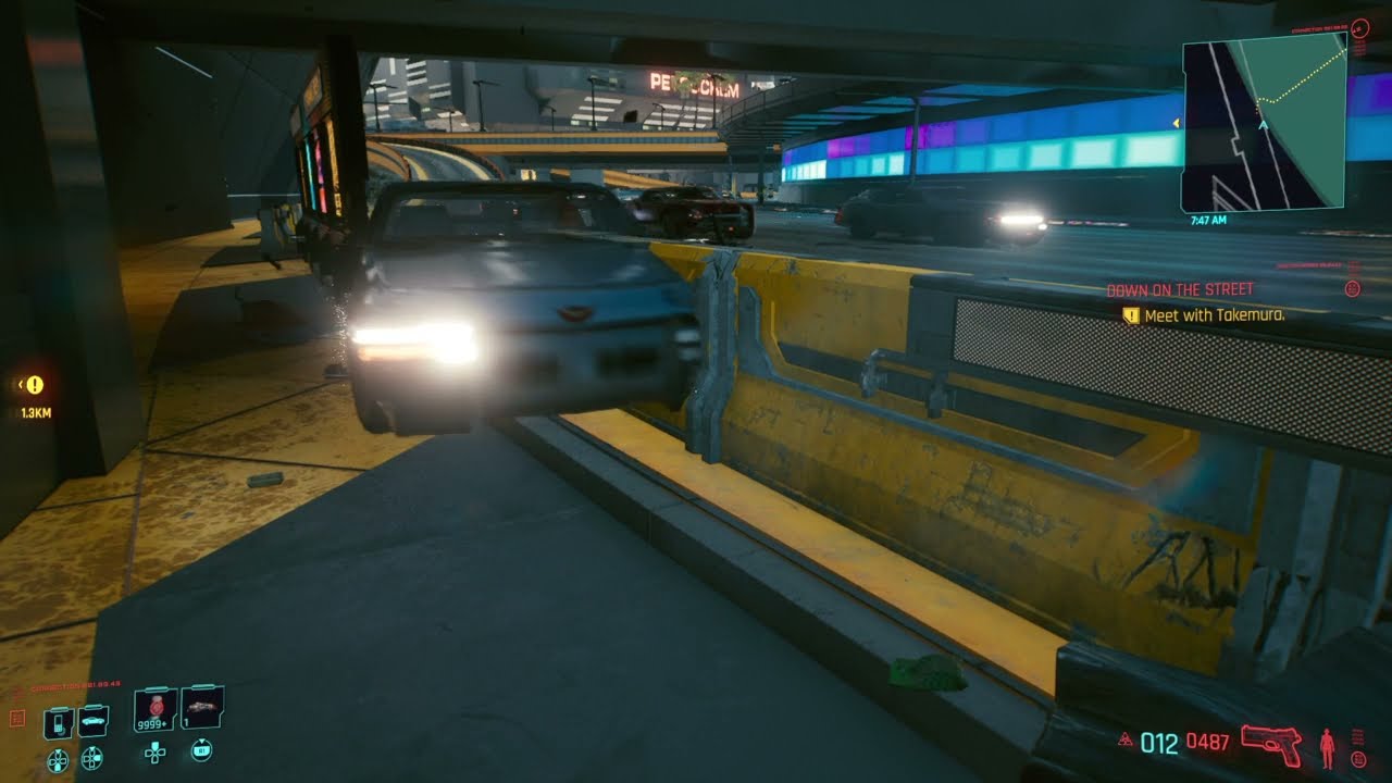 Cyberpunk 2077-cars constantly drive through these barriers - Cyberpunk ...