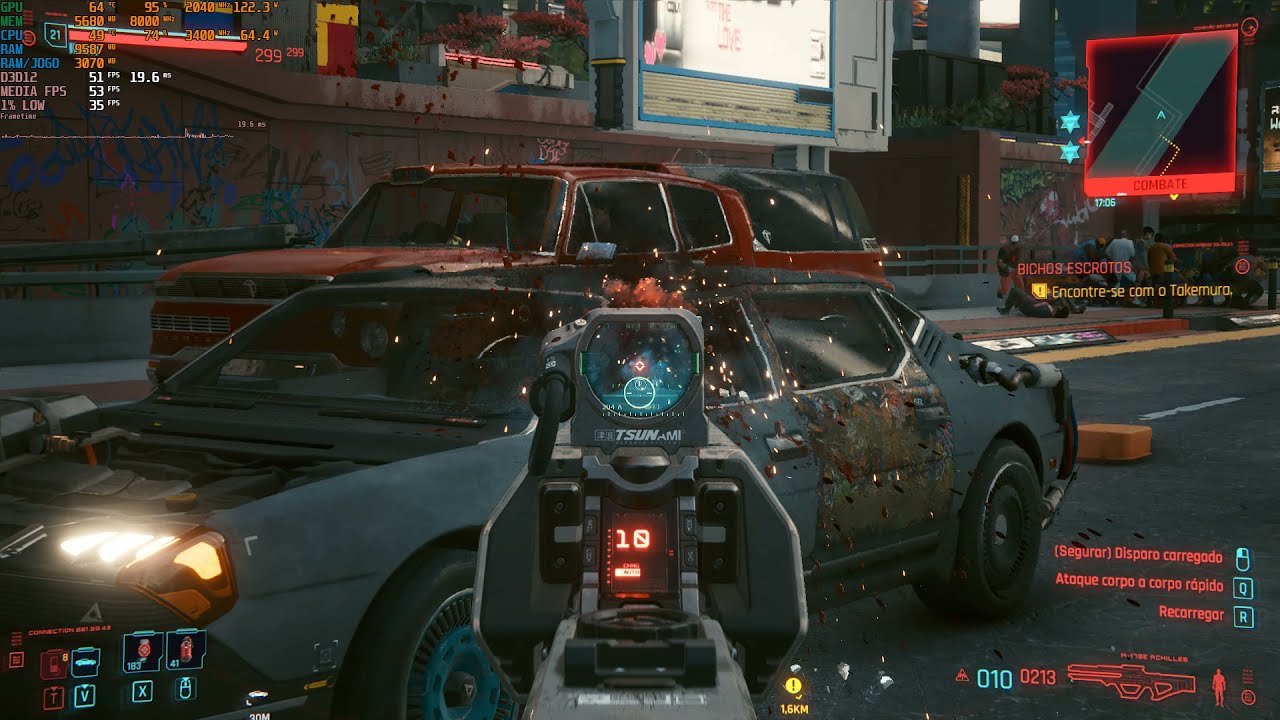 Benchmark Cyberpunk 2077 Medium / High Test GTX 1660 - Cyberpunk 2077 ...