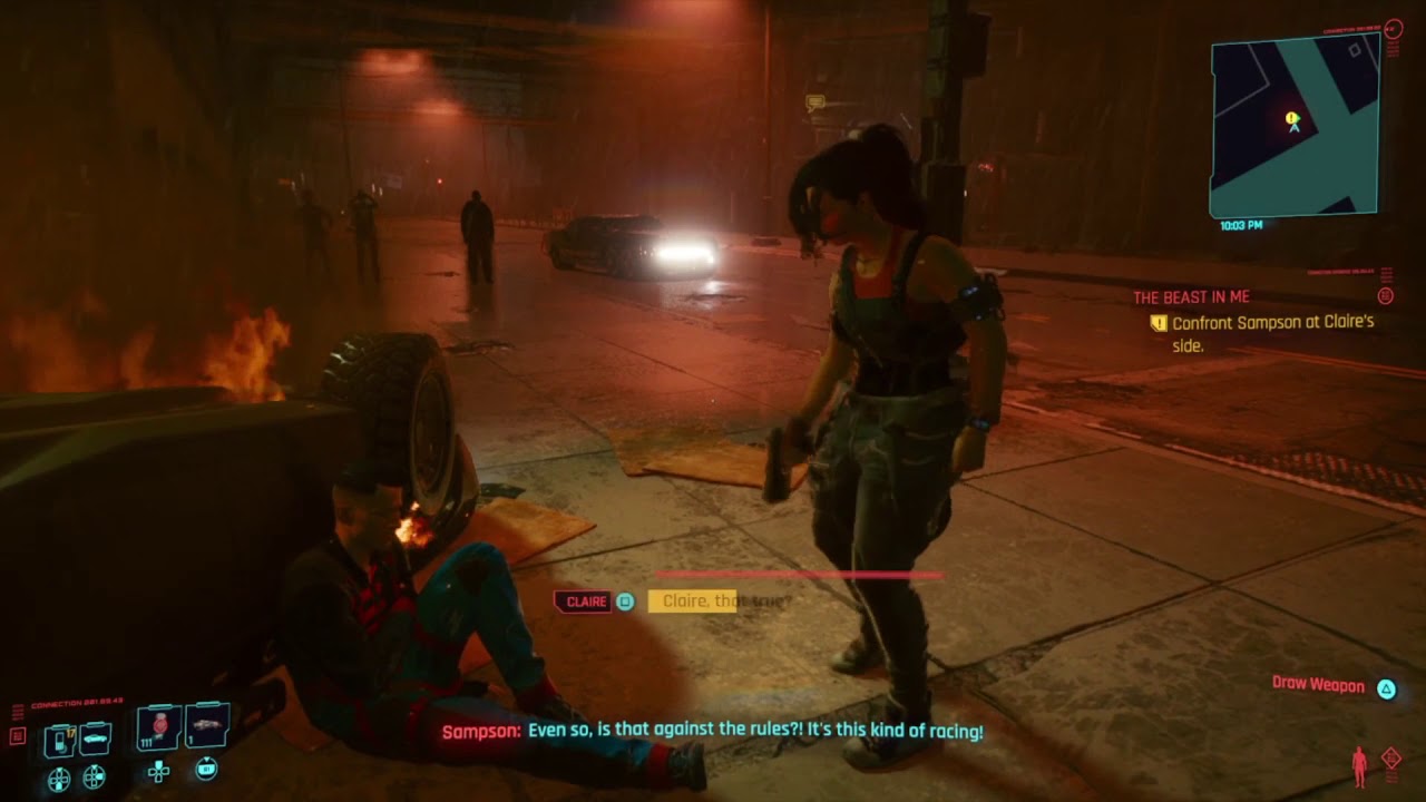 Cyberpunk 2077 - How to get Sampson car (THE BEAST IN ME : THE BIG RACE ...