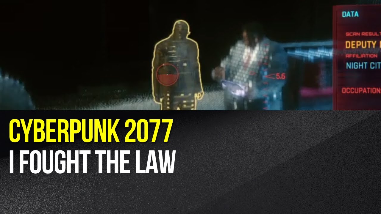 Cyberpunk 2077 I Fought The Law Side Quest Braindance Cyberpunk